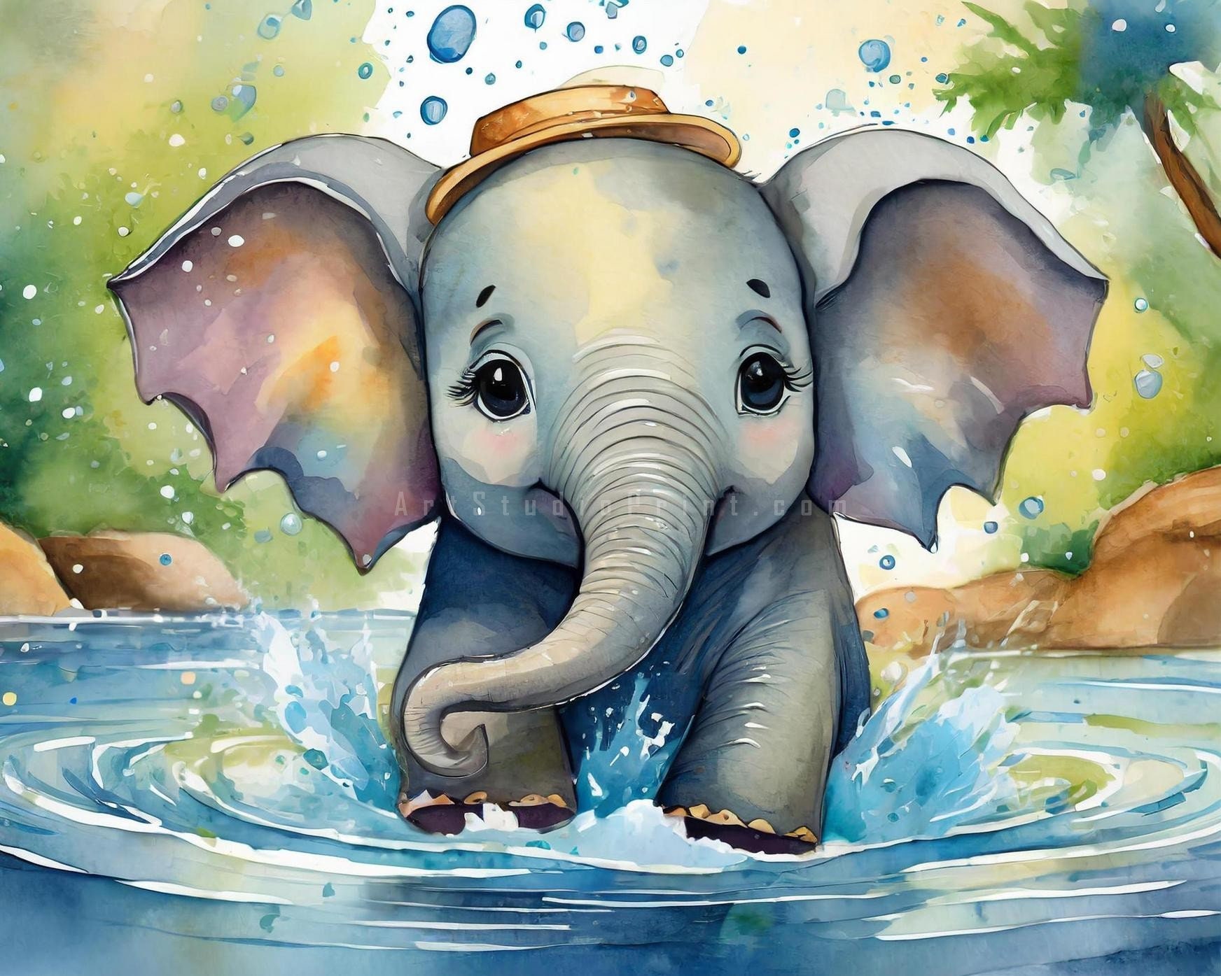 Cute Baby Animals Printable Collection Set, Children's Room Decor ...