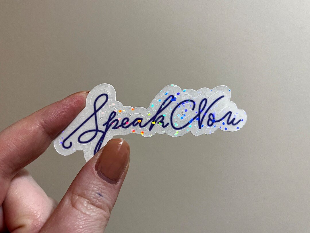 TS Speak Now Sticker, Holographic - Etsy
