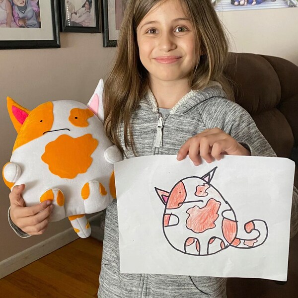 Custom Drawing Plush - Etsy