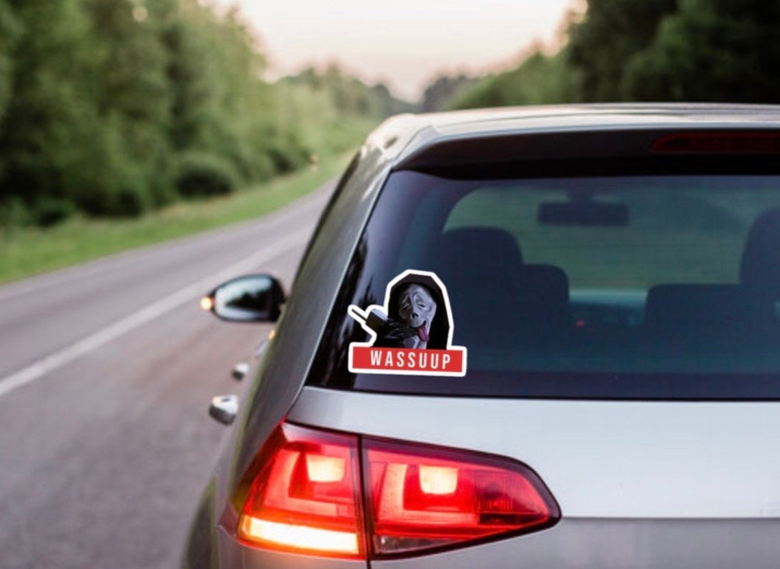 Ghostface Car Decal - Etsy