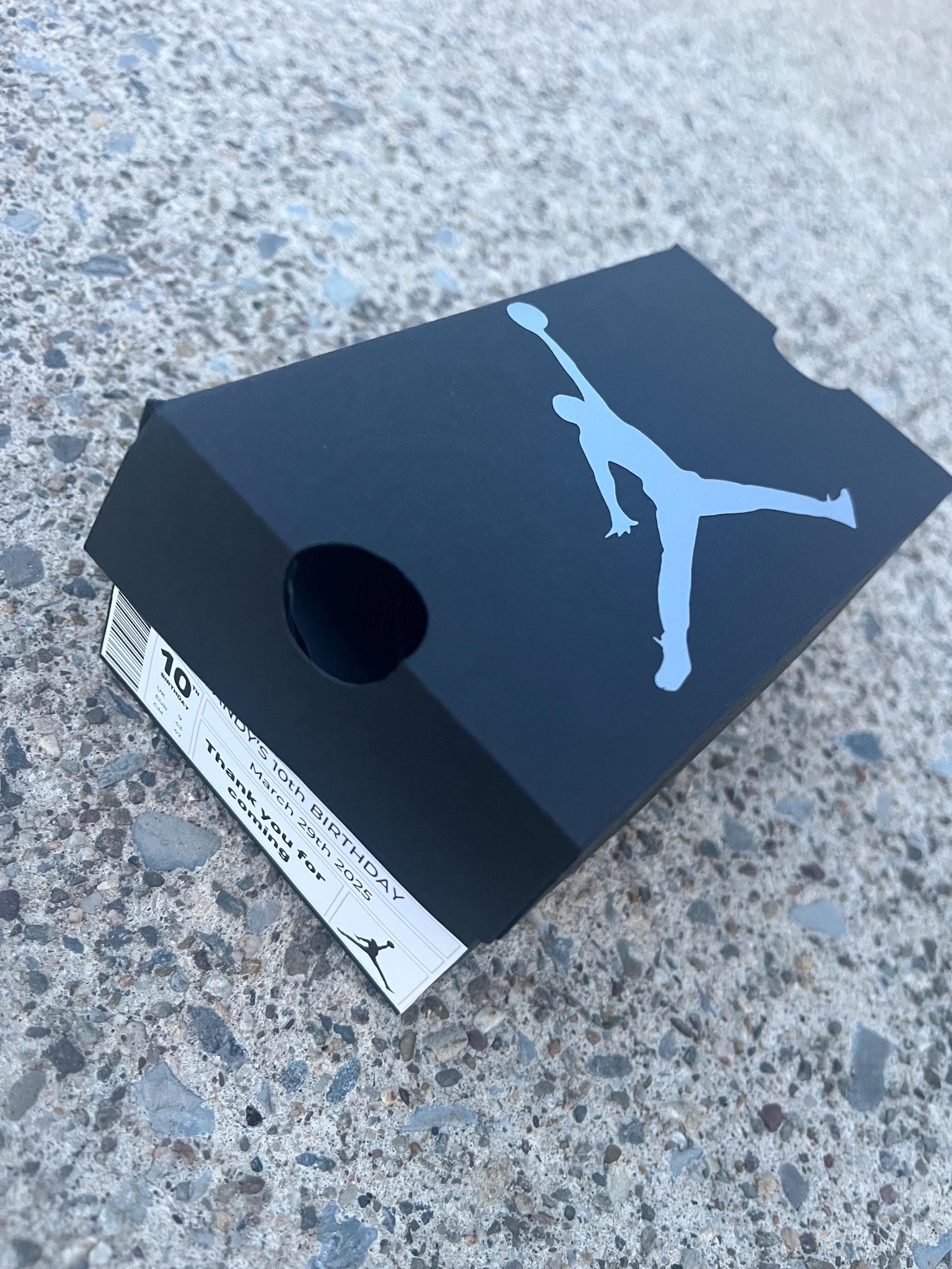 Jordan/nike Sneaker Party Favor Boxes - Etsy