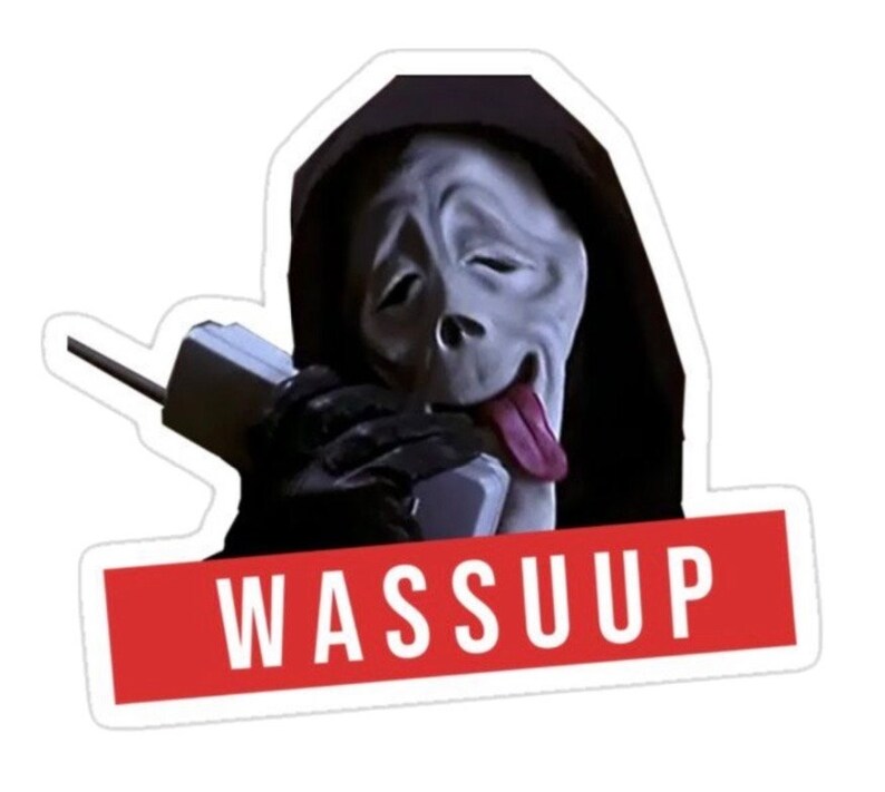 Ghostface Car Decal - Etsy