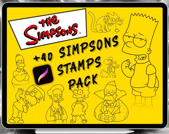 The Simpsons Treehouse of Horror Inspired Tattoo Flash Sheet A4 High ...