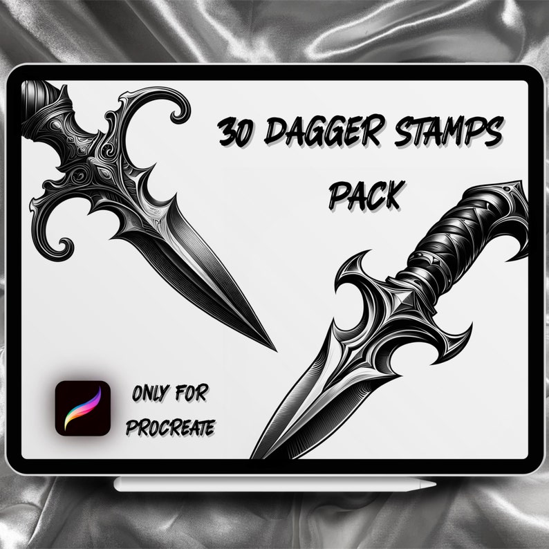 Dagger Tattoo Designs 30 Stamps Pack | INSTANT DOWNLOAD | Dagger ...