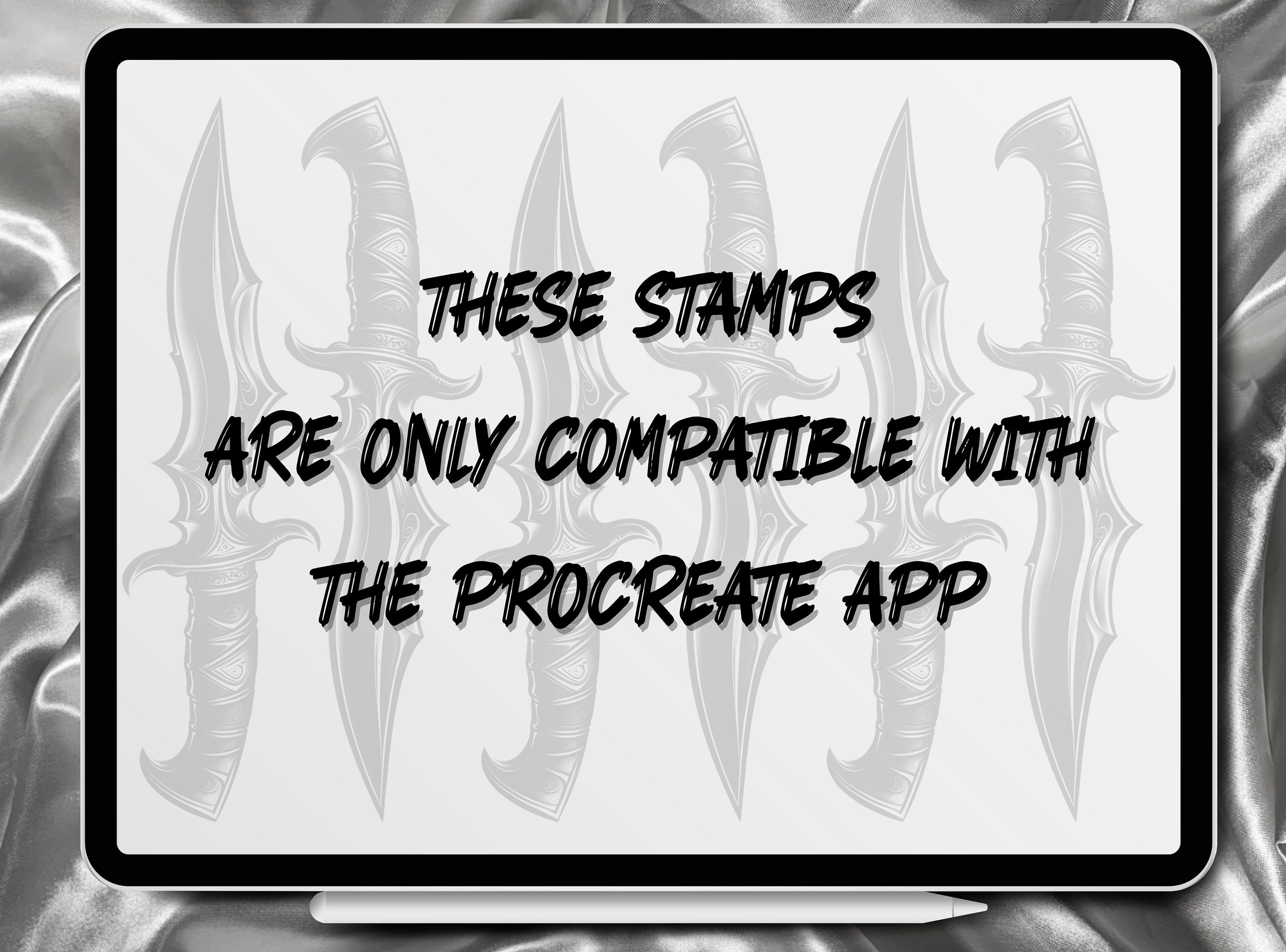 Dagger Tattoo Designs 30 Stamps Pack | INSTANT DOWNLOAD | Dagger ...