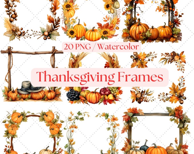 14 Fall Frames Clipart Autumn Clip Art Fall High Quality Pngs Fall ...