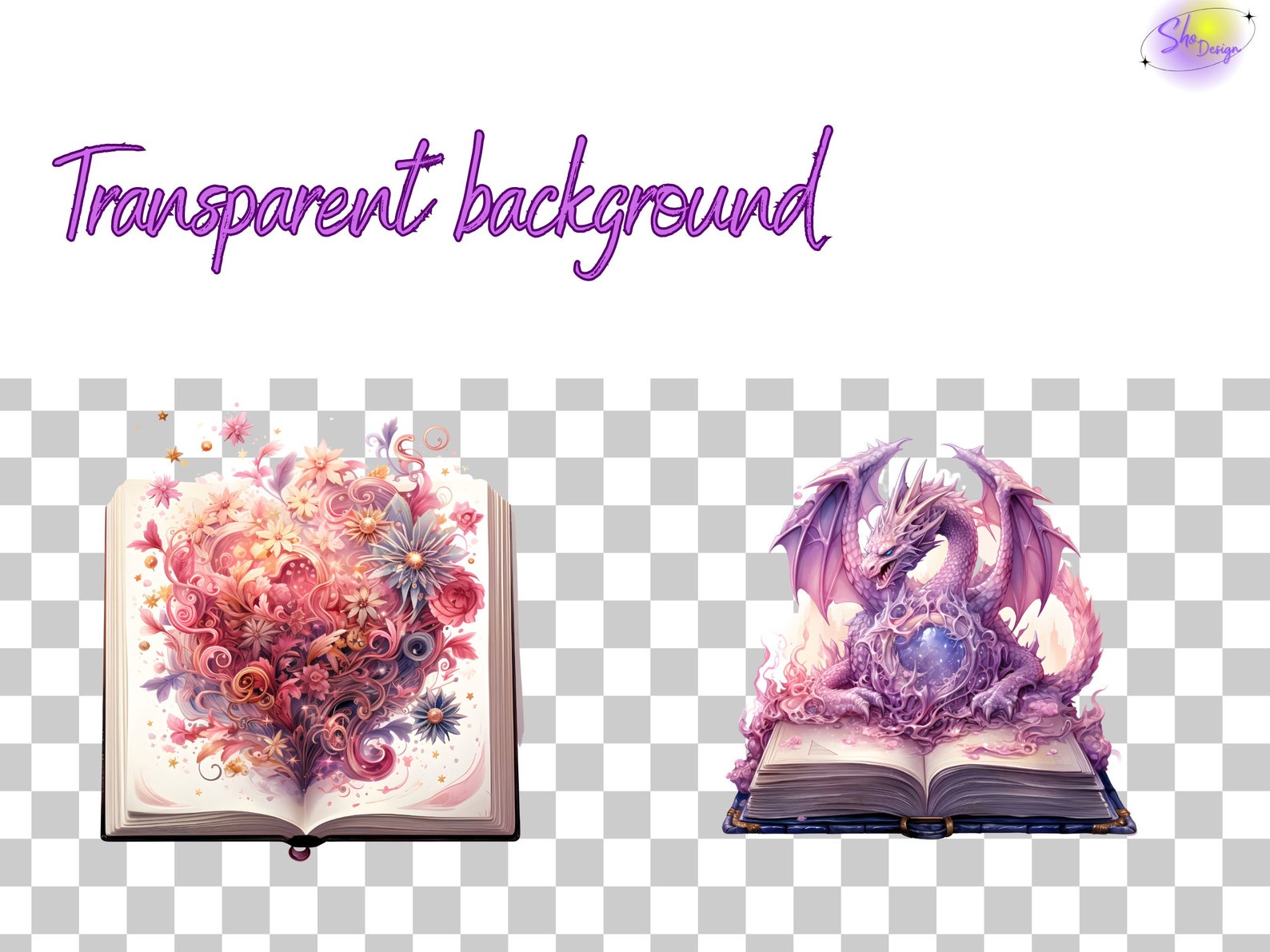 Magic Book Halloween Illustration Watercolor Clipart PNG - Etsy
