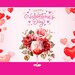 Watercolor Valentines Rose Bouquets Clipart, Valentines Day Clipart ...