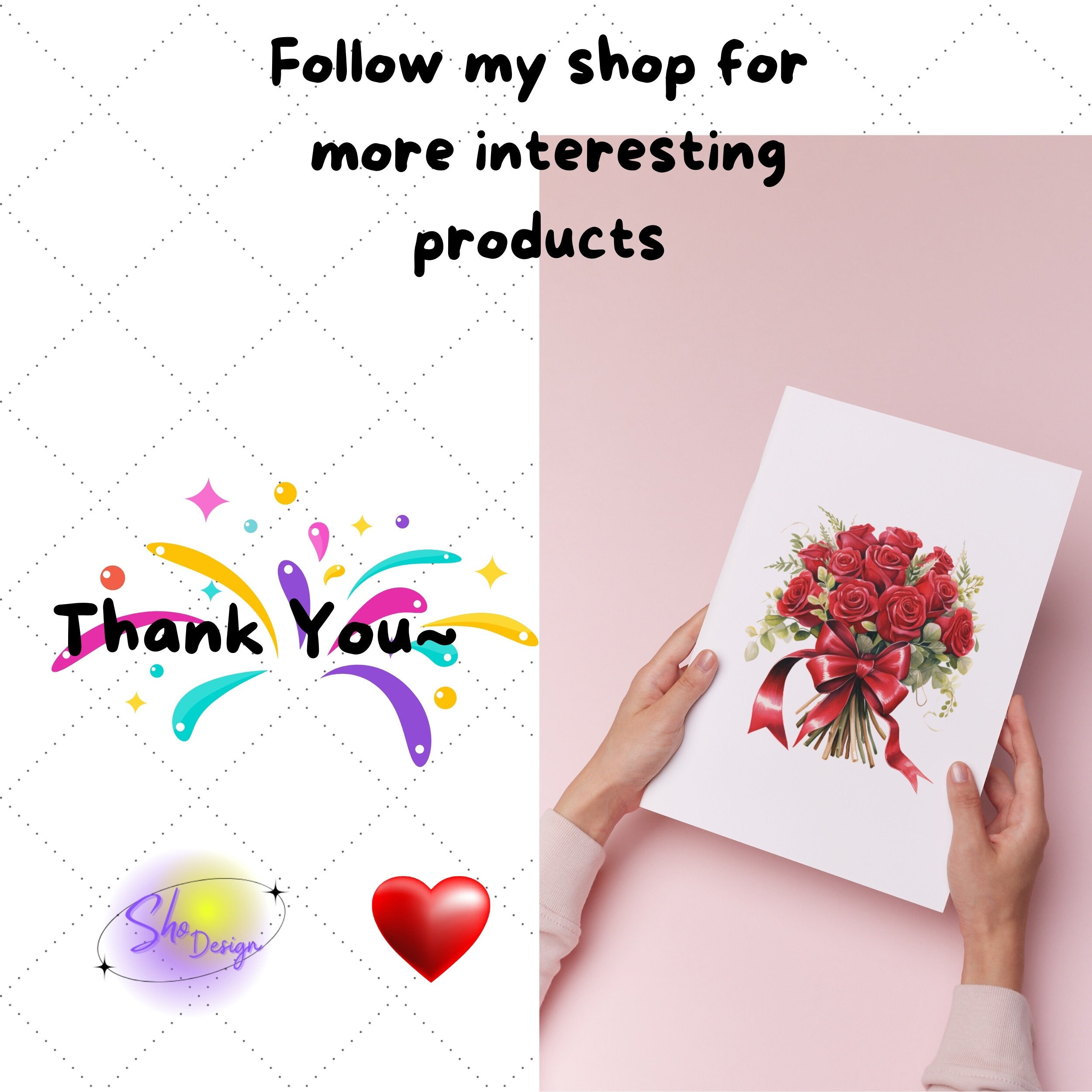 Watercolor Valentines Rose Bouquets Clipart, Valentines Day Clipart ...