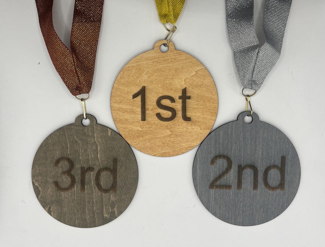 Custom Laser Engraved Medals – Personalized Award | Wood Medal | Sports ...
