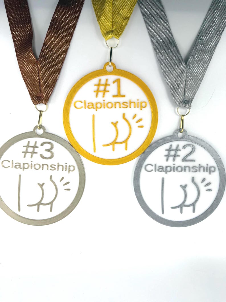 Funny Award Medals - Butt Cheeks - Customizable - Etsy