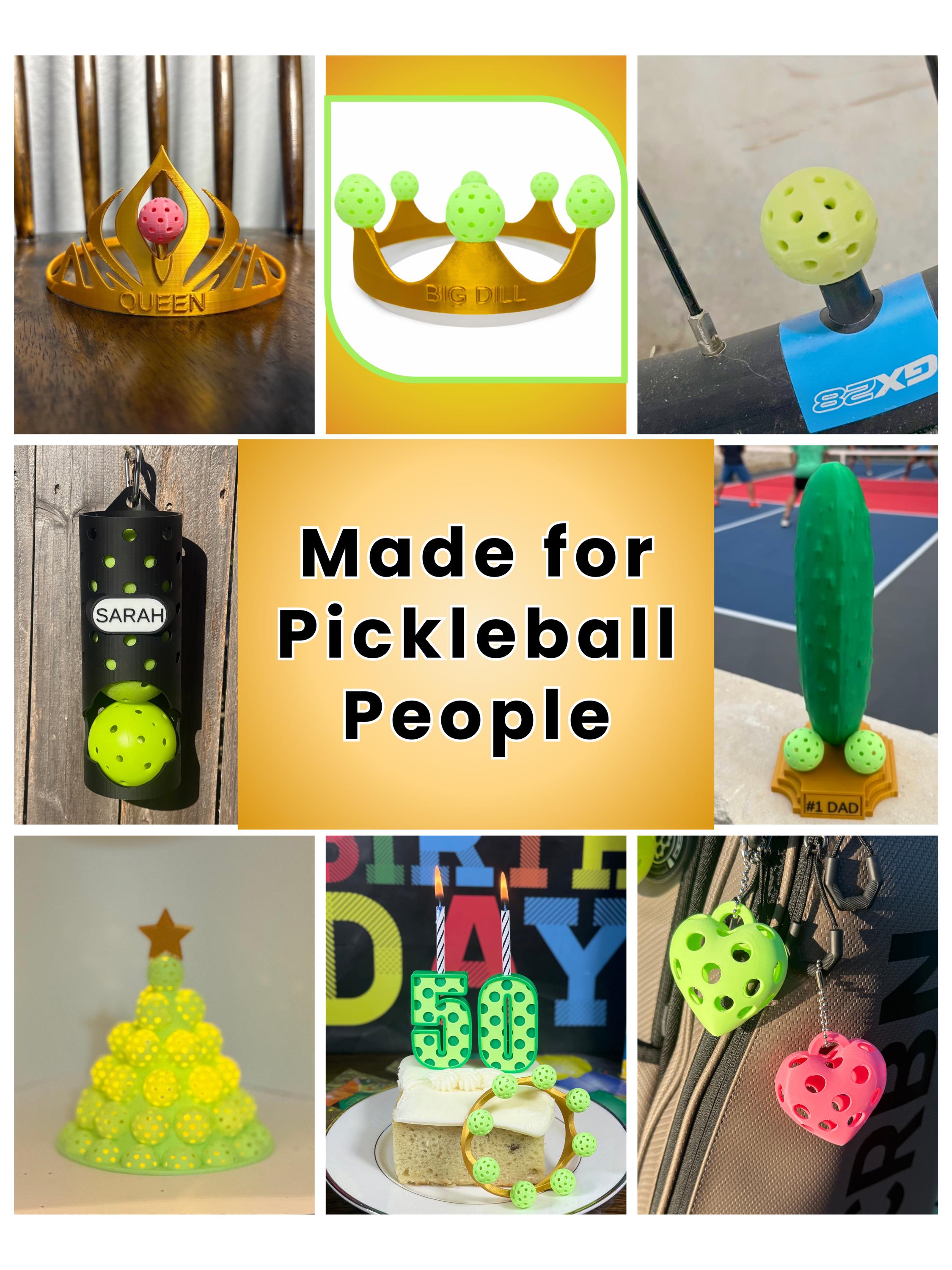 Queen Pink Pickleball Crown | Pickleball Trophy | for Women's League ...