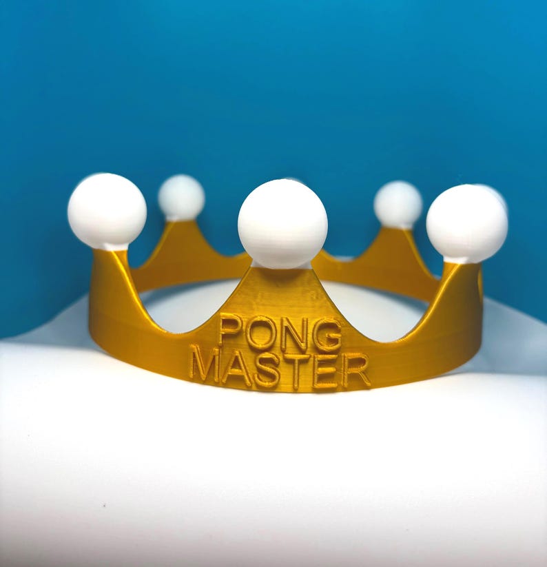 Customizable Ping Pong Crown: Wearable Table Tennis Trophy - Etsy