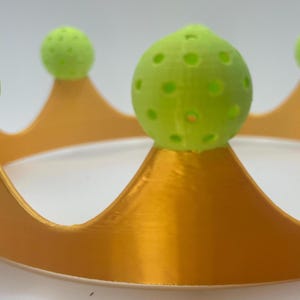 Customizable Pickleball Crown – Wearable Trophy | Funny Pickleball Gift ...