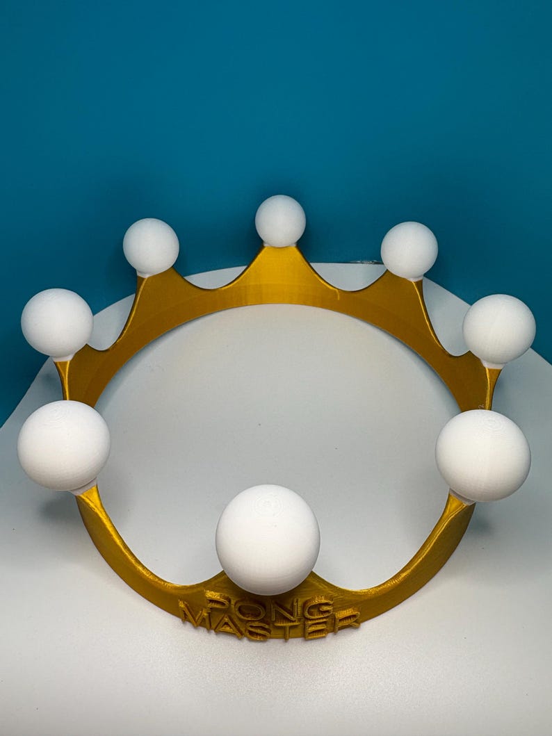 Customizable Ping Pong Crown: Wearable Table Tennis Trophy - Etsy