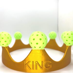 Customizable Pickleball Crown – Wearable Trophy | Funny Pickleball Gift ...