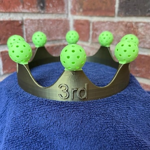 Custom Pickleball Crown – Unique Wearable Award - Etsy