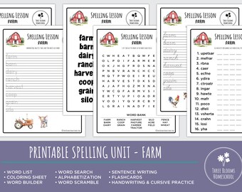 Space Themed Printable Homeschool Spelling Unit Printable Homeschool ...