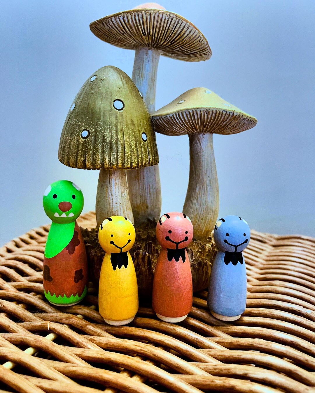 Three Billy Goats Gruff Peg Dolls (4 Pack) - Etsy UK