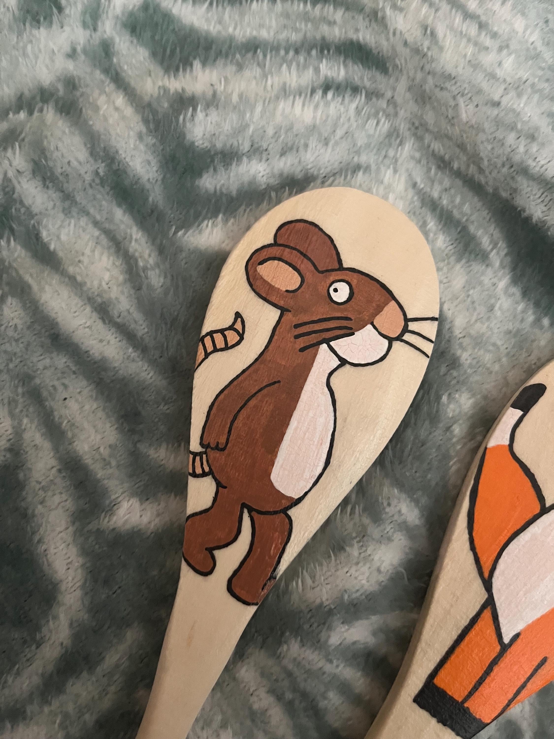 The Gruffalo Inspired Wooden Story Spoons (5 Pack) - Etsy UK