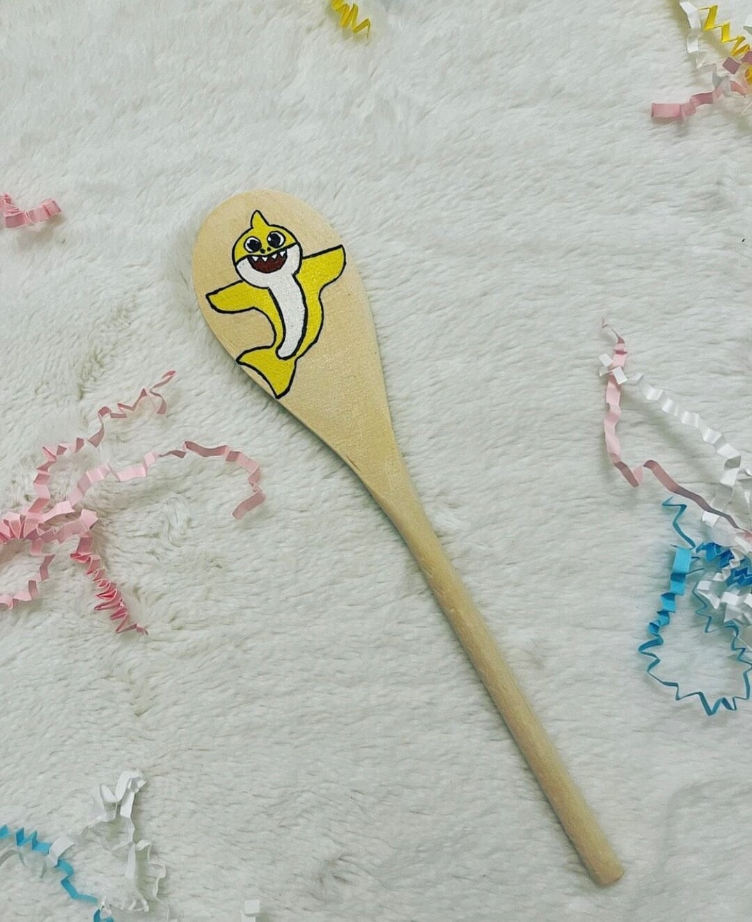 Baby Shark Nursery Rhyme Inspired Wooden Spoons (5 Pack) - Etsy UK