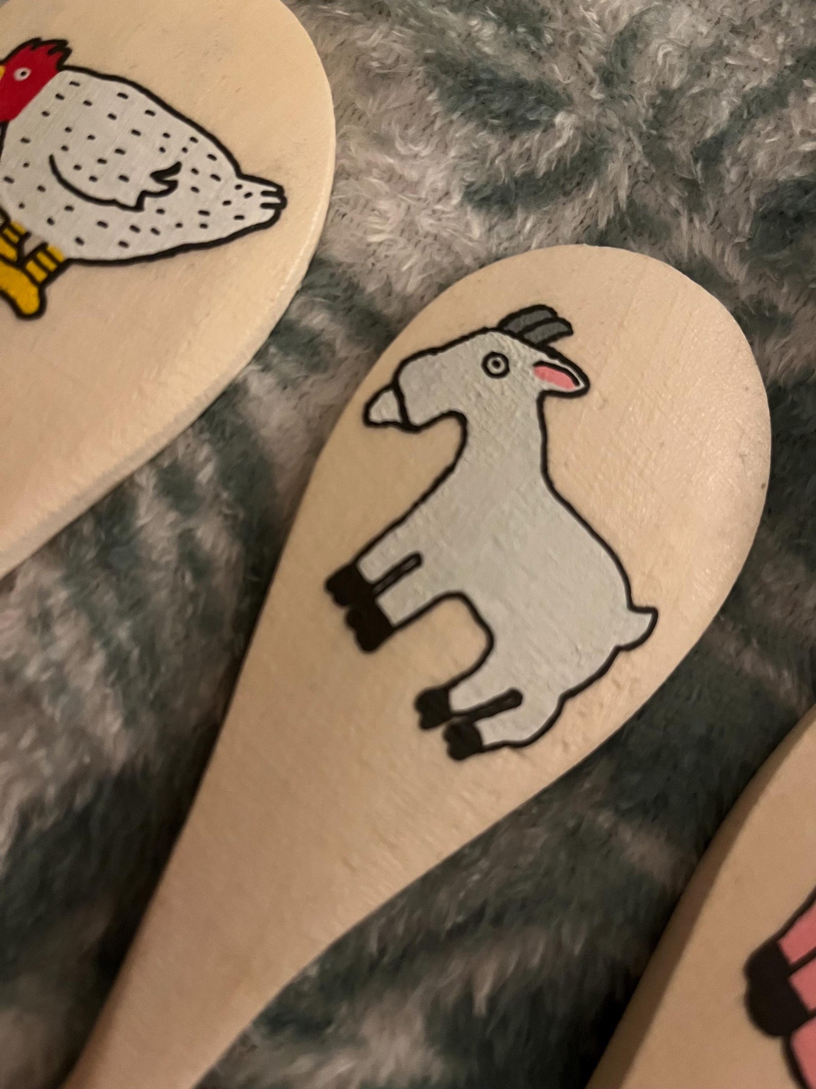 A Squash & A Squeeze Inspired Wooden Story Spoons (6 Pack) - Etsy UK