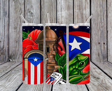 Puerto Rico, Boricua Tumbler - Etsy