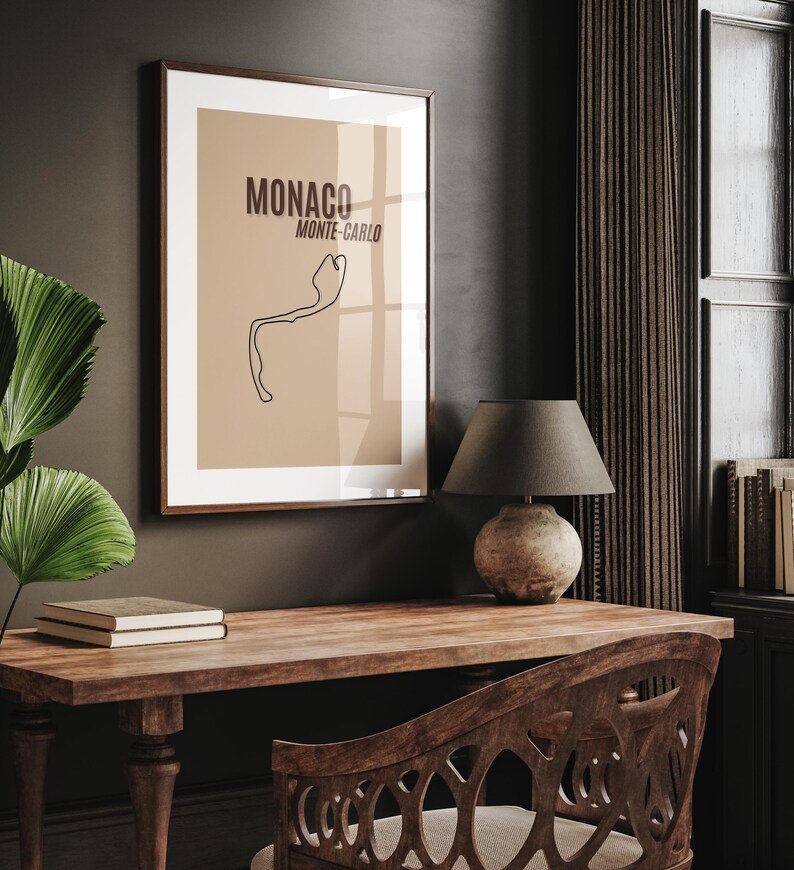 F1 Race Track Poster Set of 10, Formula One Wall Art, Modern Motorsport ...