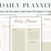 Minimalist Daily Planner Printable Daily Journal Printable - Etsy