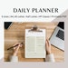 Minimalist Daily Planner Printable Daily Journal Printable - Etsy