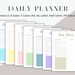 Minimalist Daily Planner Printable Daily Journal Printable - Etsy