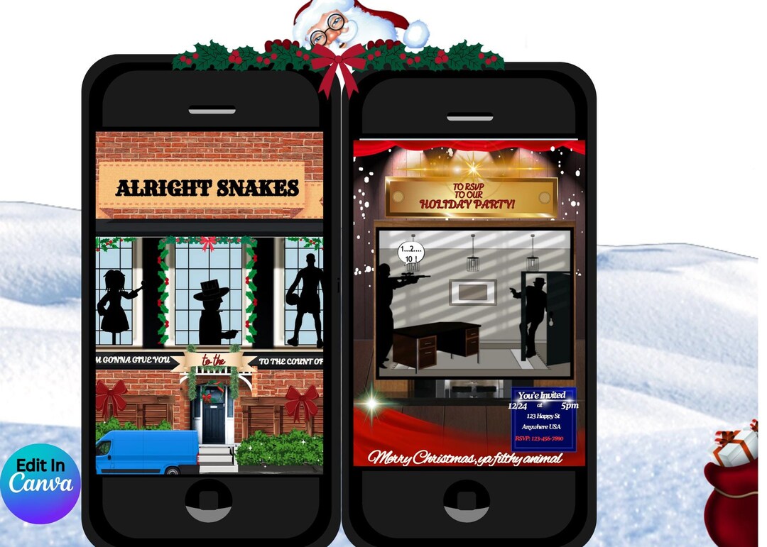 Home Alone Invitation, Home Alone Party Invitation,home Alone Digital ...