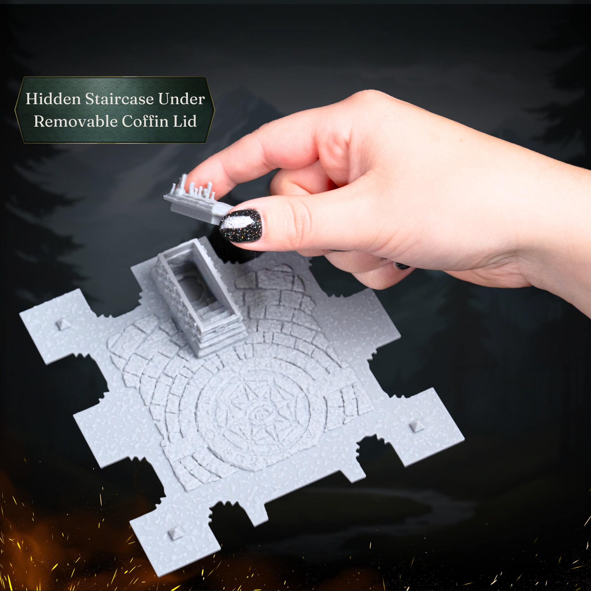 Wickwood Crypt Dnd Dungeons & Dragons Pathfinder Tabletop Miniature RPG ...