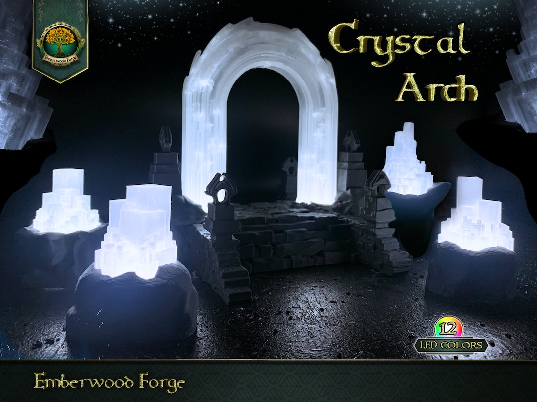 Crystal Arch | Dnd | Dungeons & Dragons | Celestial Astral Plane | Ocean Cave | Under Dark ...