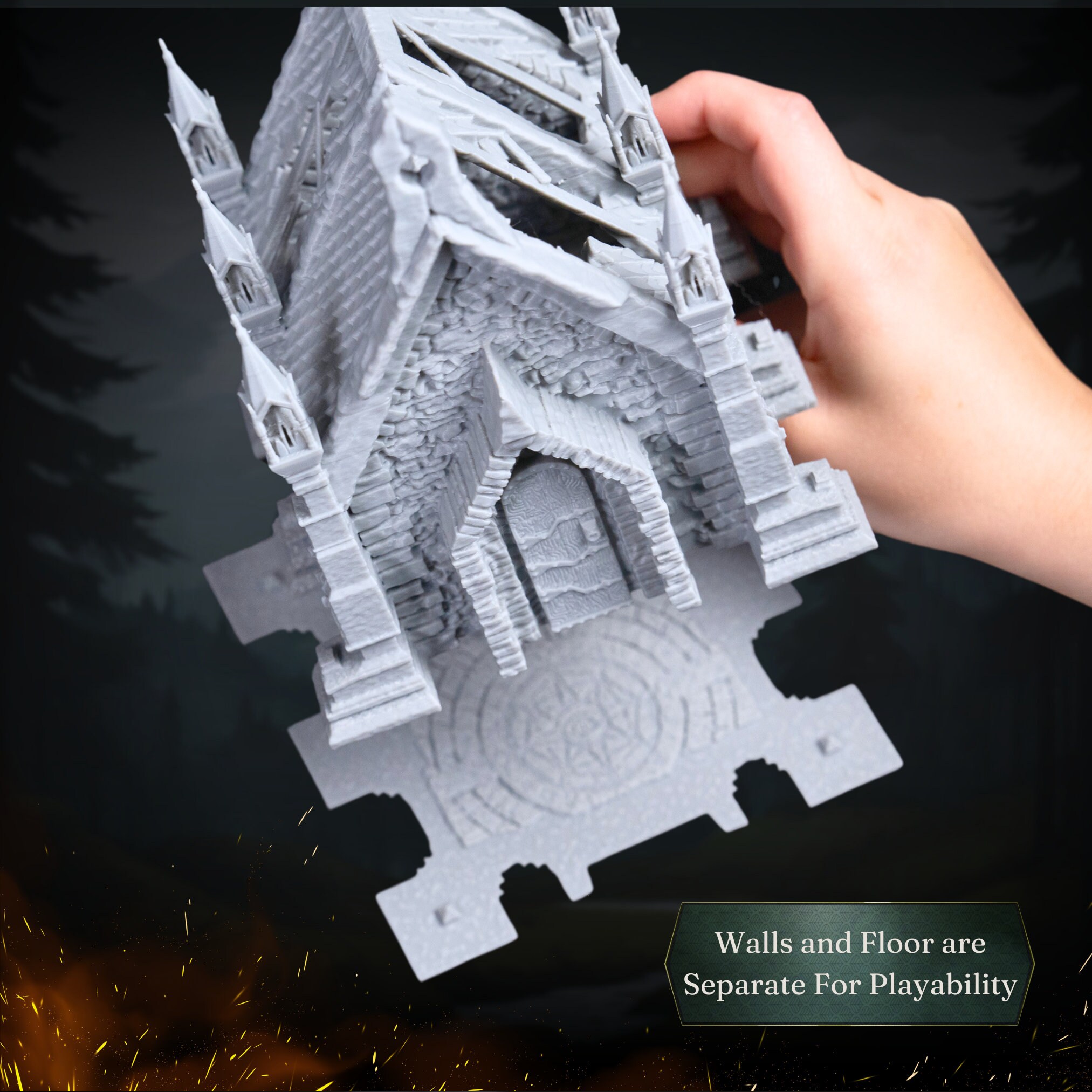 Wickwood Crypt Dnd Dungeons & Dragons Pathfinder Tabletop Miniature RPG ...