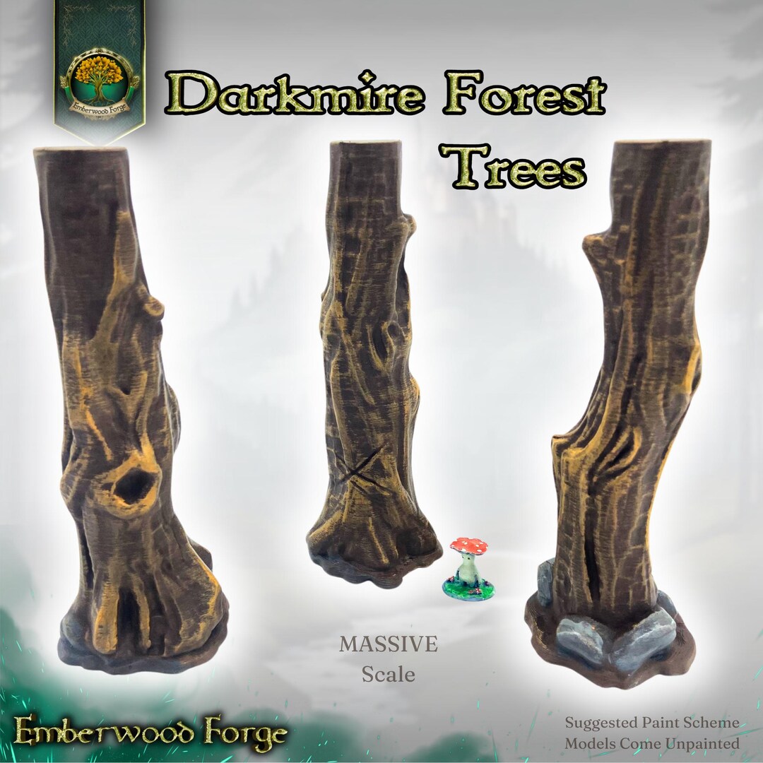 Darkmire Forest Trees | Dnd Scatter Terrain | Dungeons & Dragons ...