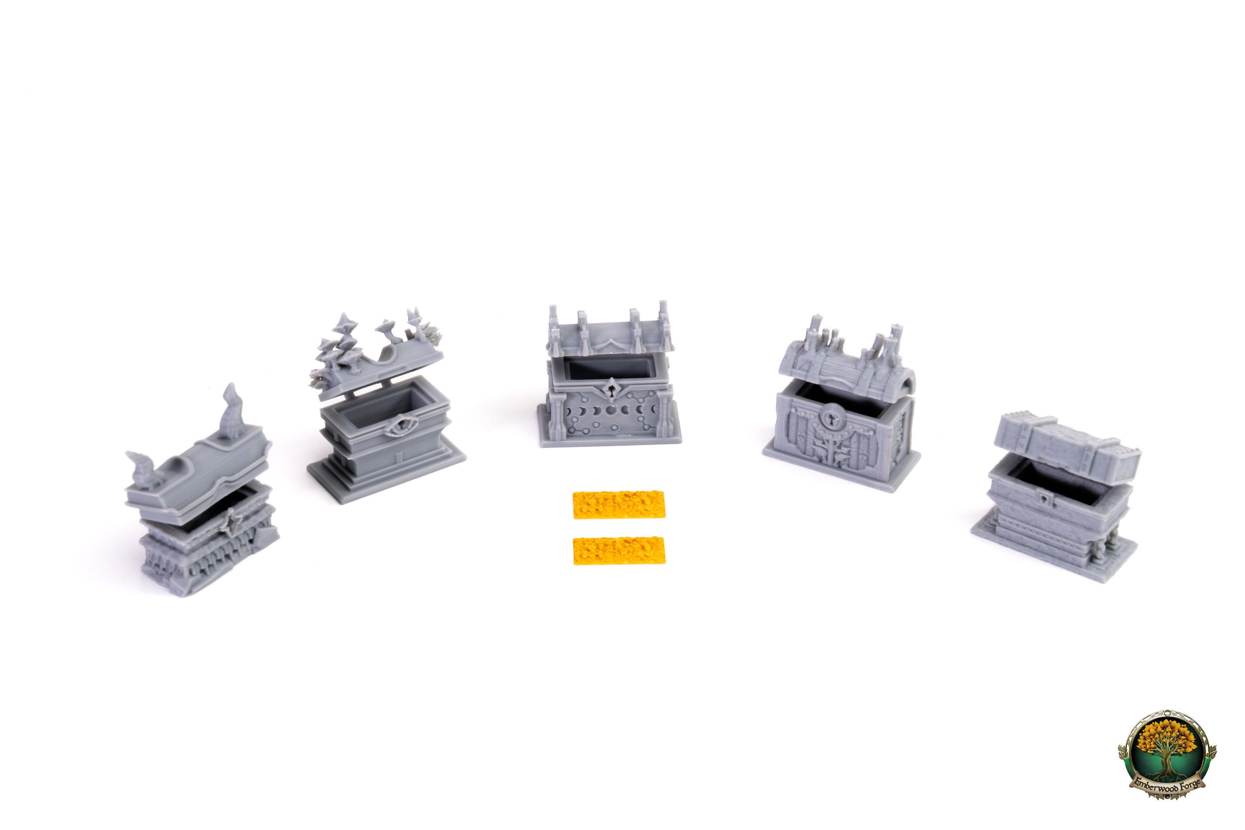 Elemental Treasure Chests Dnd Dungeons & Dragons Pathfinder Tabletop ...