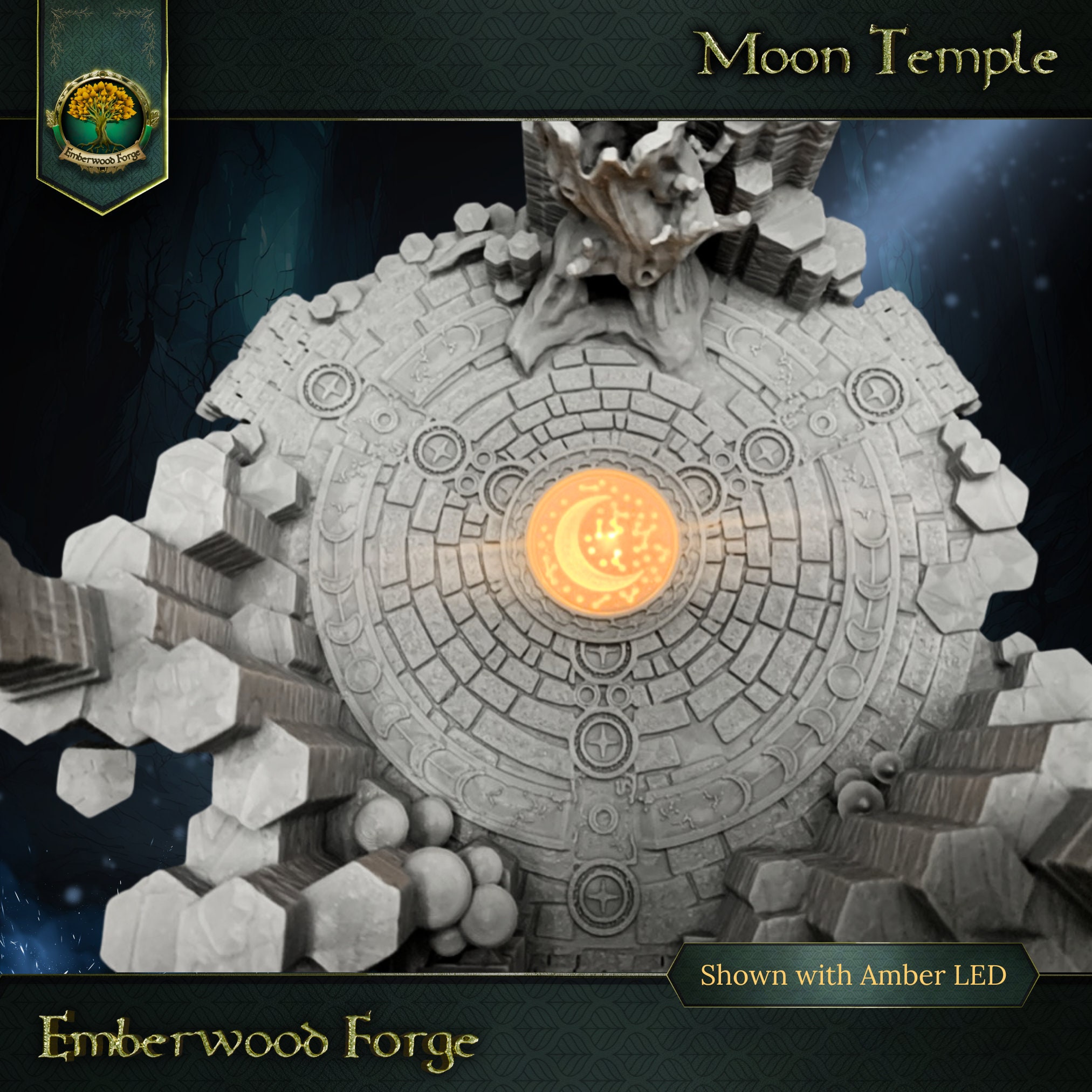 Moon Temple | Terrain | Dnd | Dungeons & Dragons | Tabletop Miniature ...