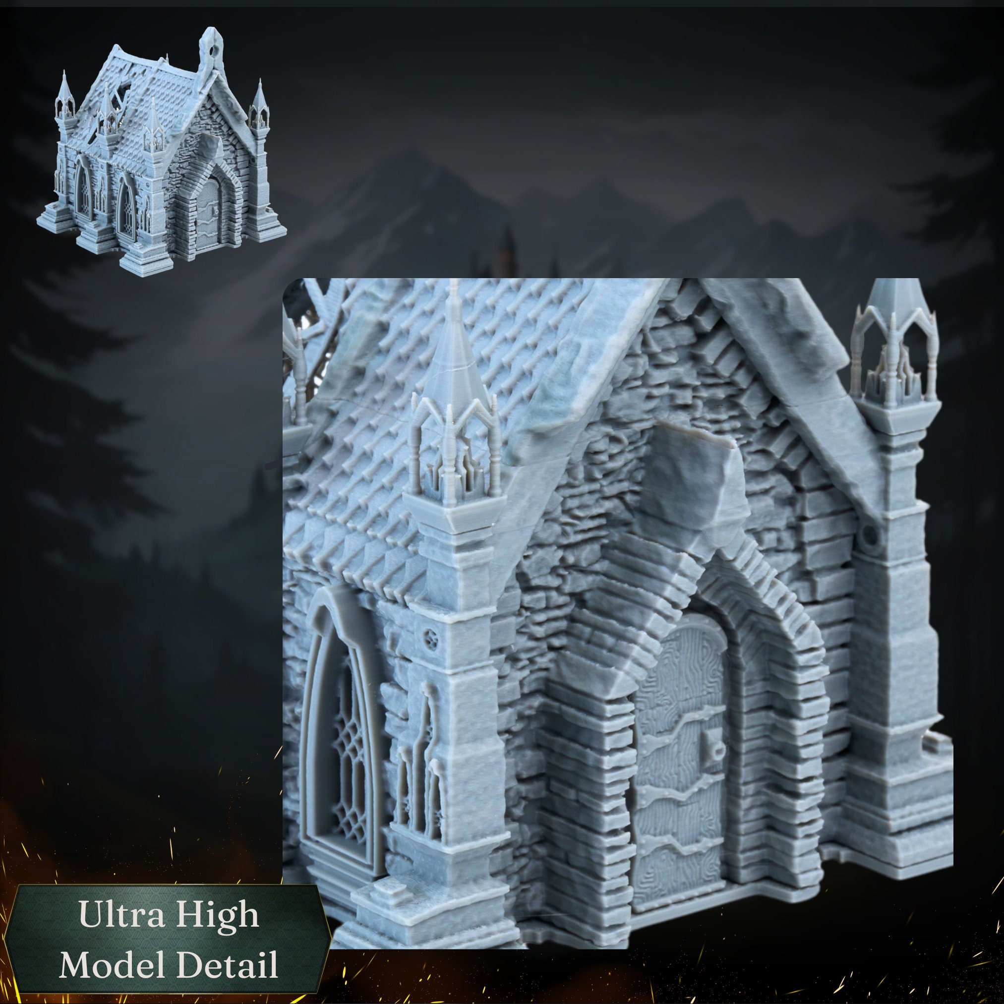 Wickwood Crypt Dnd Dungeons & Dragons Pathfinder Tabletop Miniature RPG ...