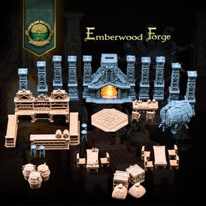 Tavern Furniture Set | DND Miniature Terrain for Tabletop RPG | 28mm ...