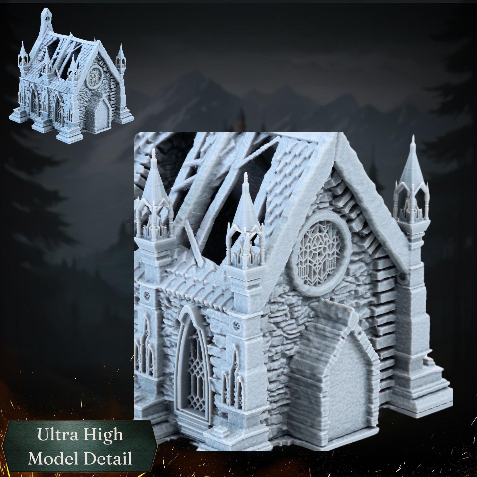 Wickwood Crypt Dnd Dungeons & Dragons Pathfinder Tabletop Miniature RPG ...