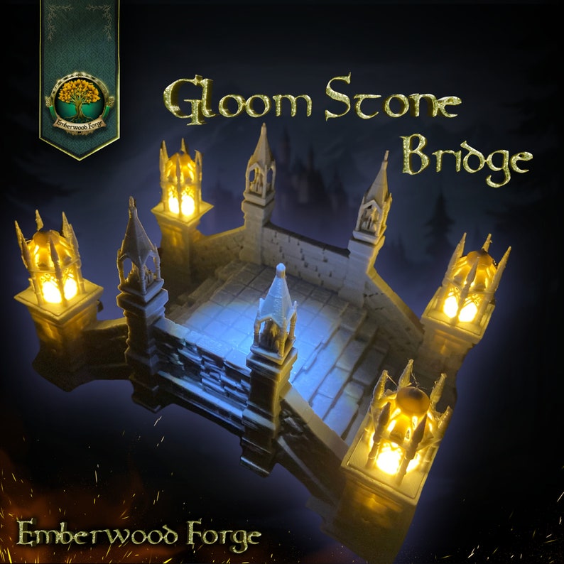 Gloom Stone Bridge Dnd Dungeons & Dragons Tabletop Miniature RPG ...