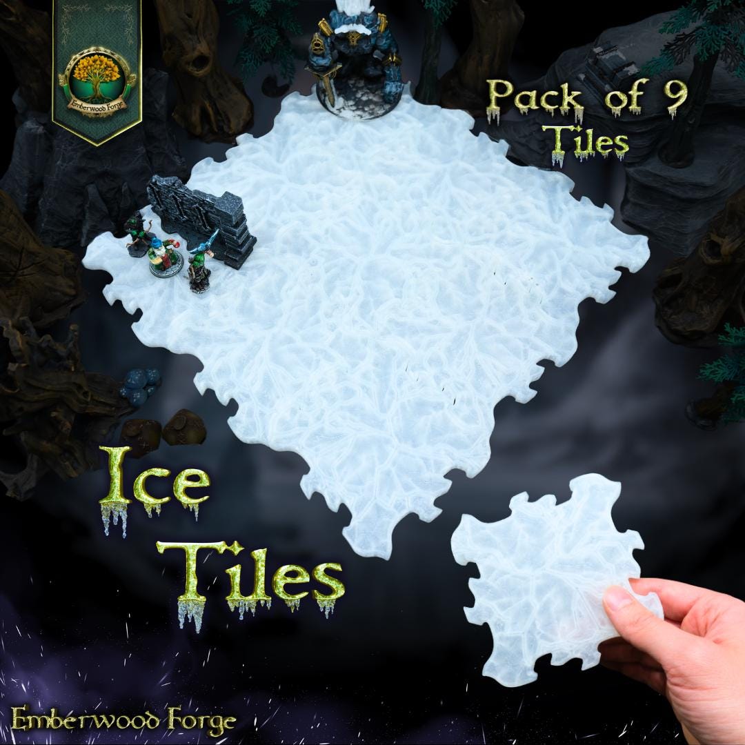 Ice Tiles | Multipack | Dungeon Tiles | Dnd | Dungeons & Dragons ...