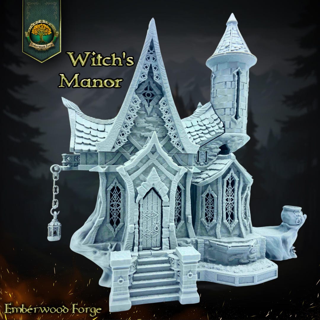 Witch's Manor | Dnd Scatter Terrain | Dungeons & Dragons | TTRPG ...