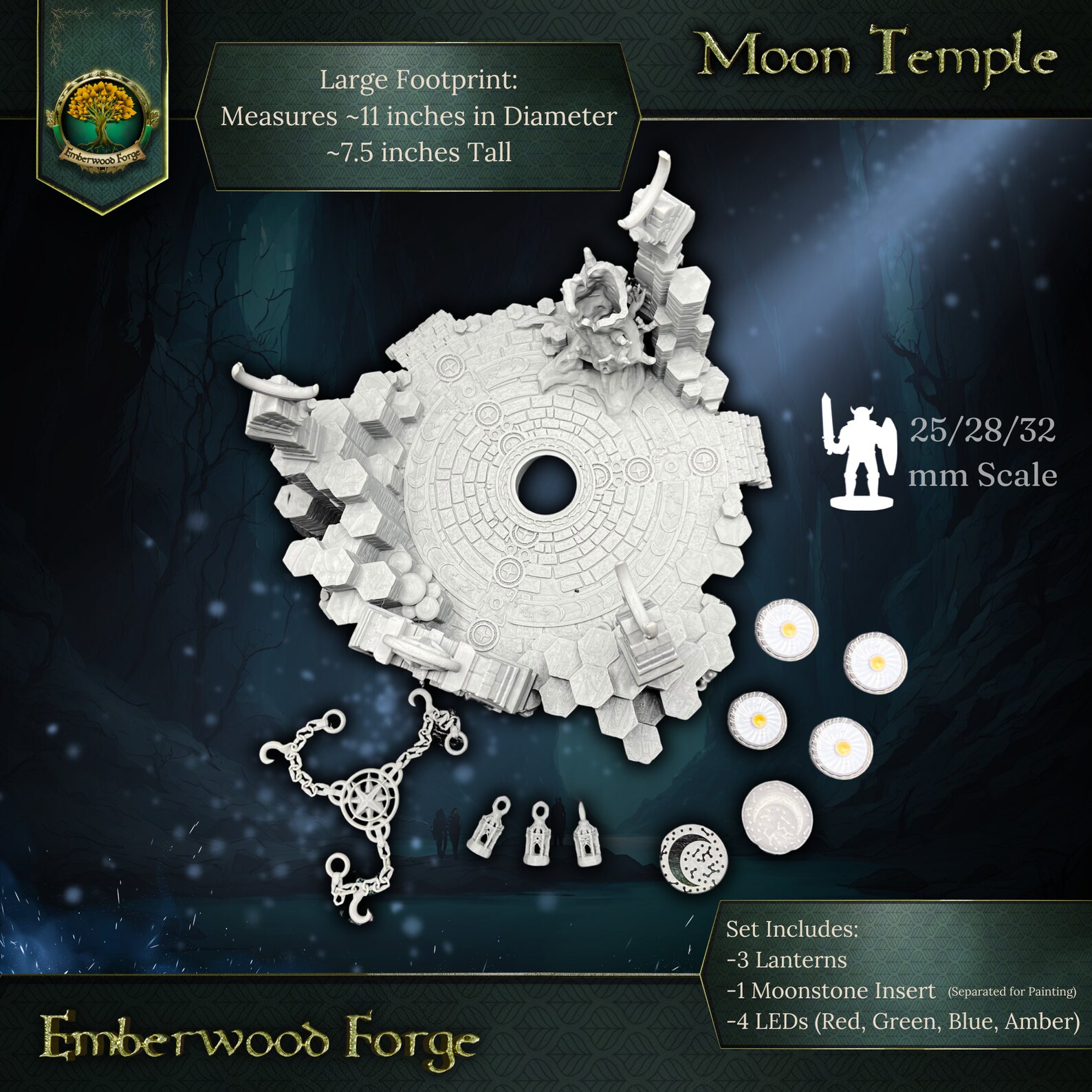 Moon Temple | Terrain | Dnd | Dungeons & Dragons | Tabletop Miniature ...