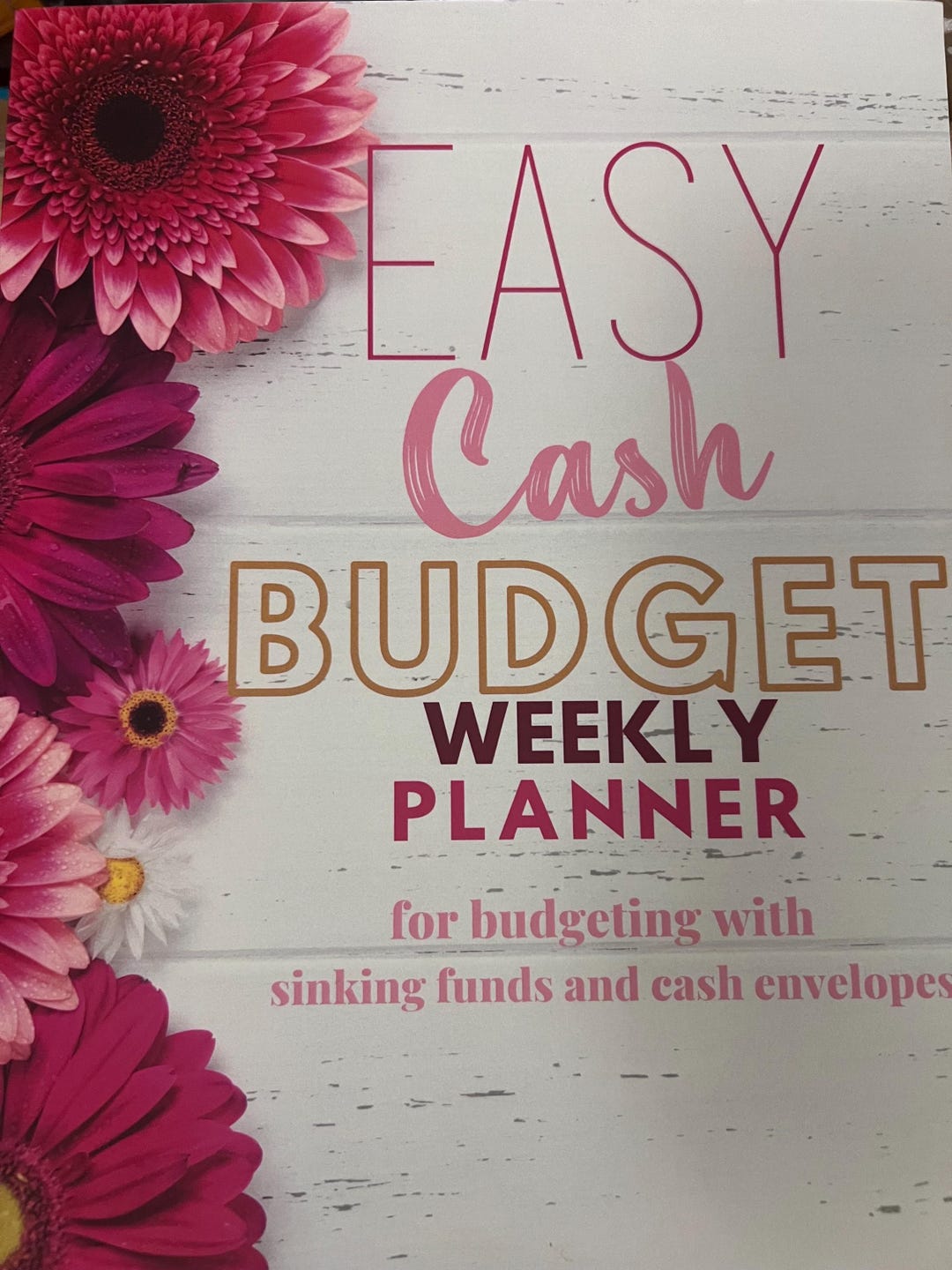 Easy Cash Budget Weekly Planner Book - Etsy