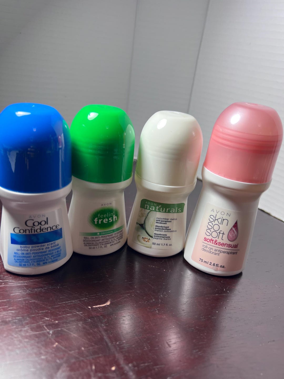 Avon Assorted Roll-on Anti-perspirant 4 Piece Bundle 1.7fl Plus (1) 2 ...