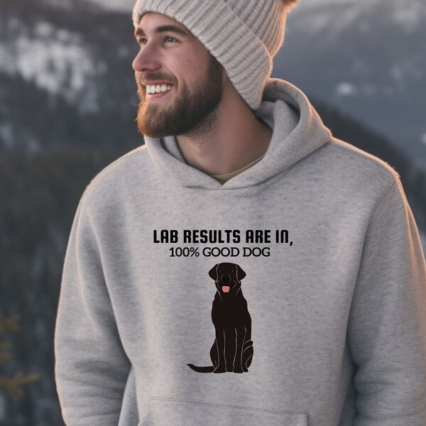 Black Lab Hoodie - Etsy