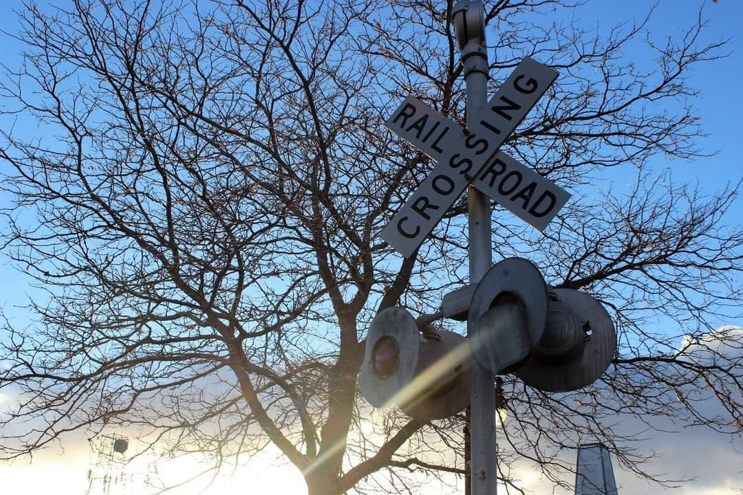 Railroad Crossing Sign Printed on an Aluminum Plate and Laminated - Etsy