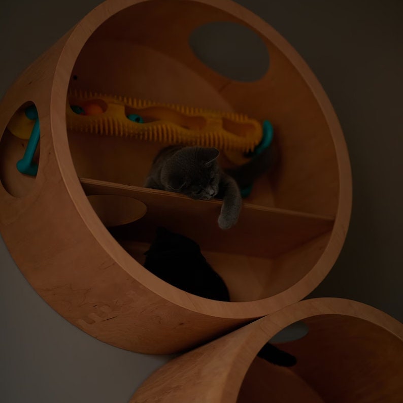 Gift for Cat Lover SET HOUSES for CATS Play House for Cat - Etsy